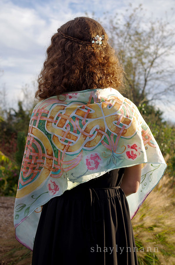Elven Elegance and Celtic Knotwork Scarves - Shealynn's Faerie Shoppe