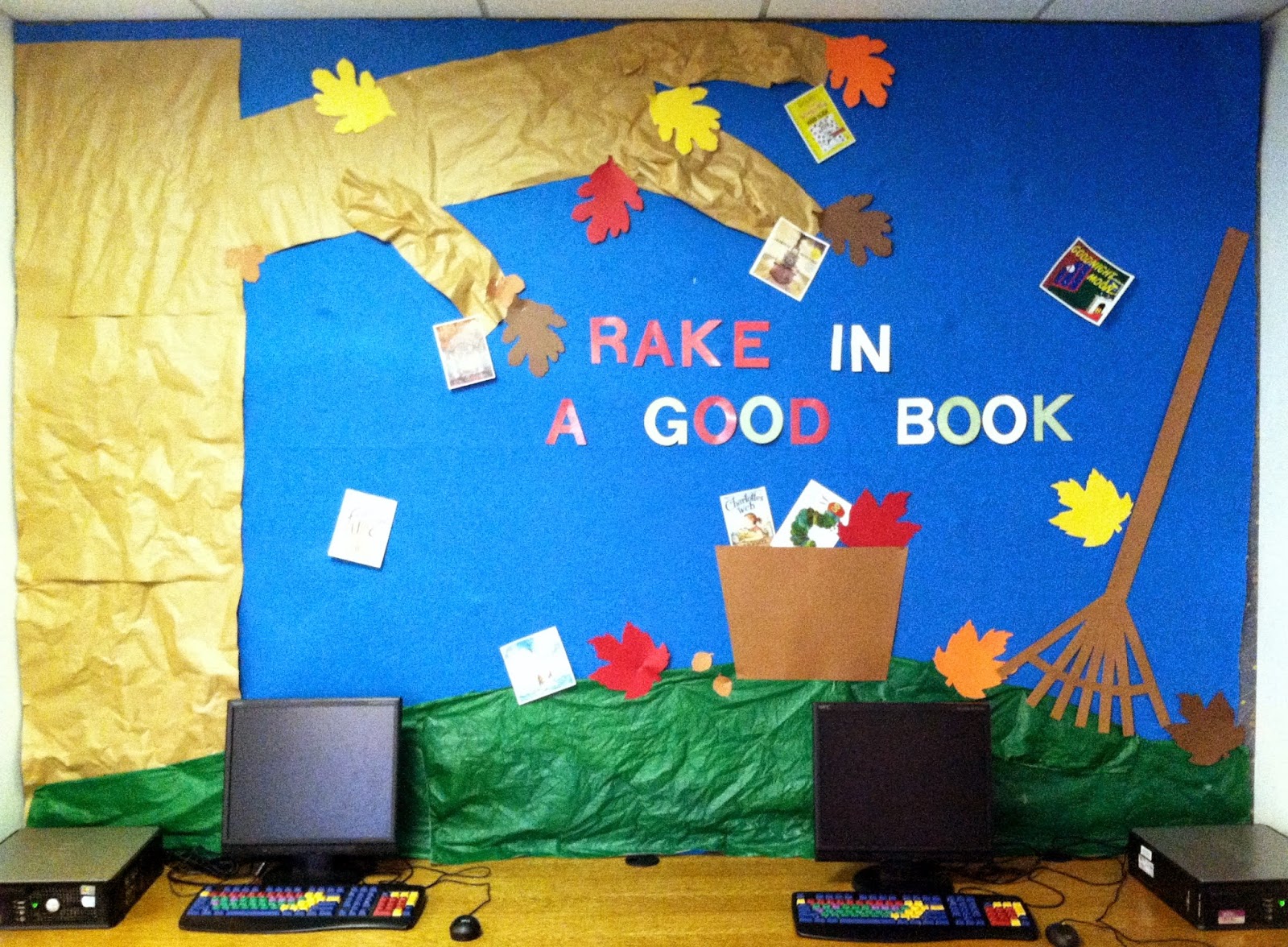 The Lion is a Bookworm: Bulletin Board: Rake in a Good Book