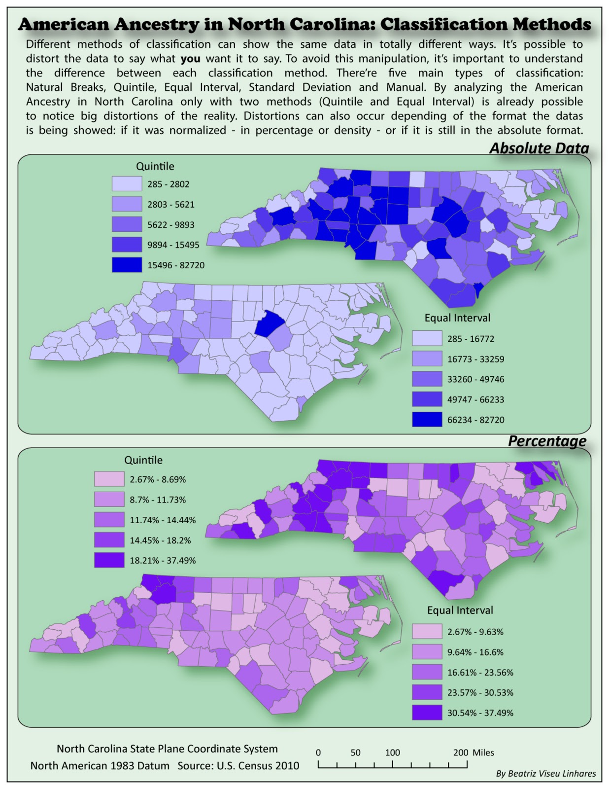 Geographic Techniques: Choropleth Mapping and Classification Methods