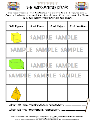 3-D Solid Figures Marshmallow Activity |Classroom Activities: Social ...