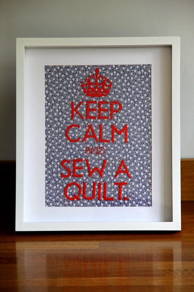 All The Live Long Day: Keep Calm And Cross Stitch