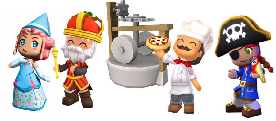 Mascot Costumes: MySims Kingdom Mascot Costumes