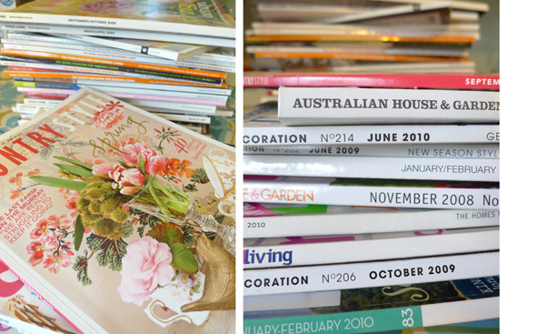 The Bowerbird: Packing, organising & sorting....