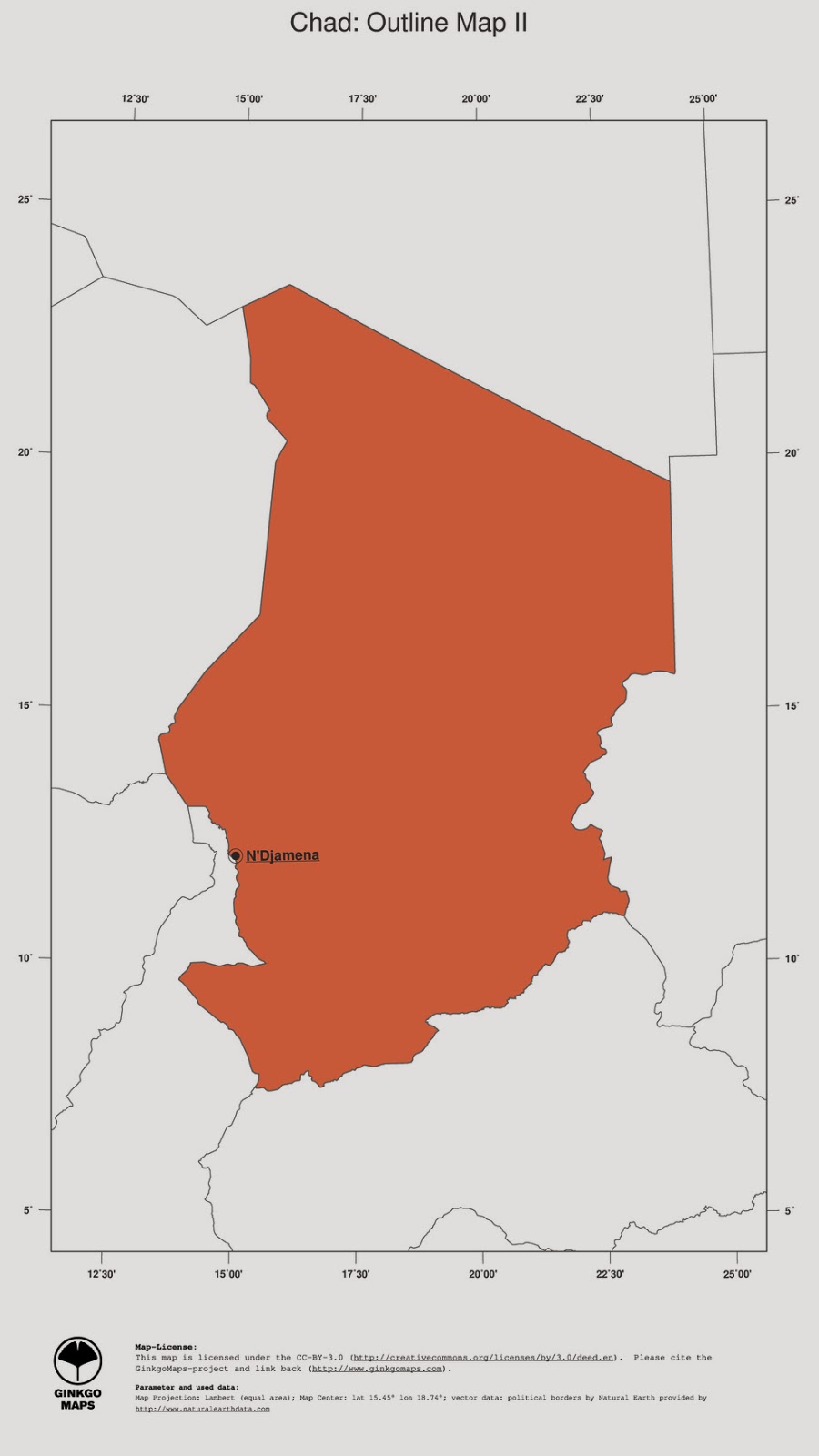 Political Map Of Chad Nations Online Project