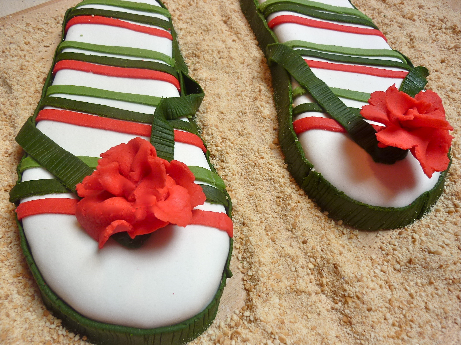 Sour Cream Vanilla Bean Chocolate Sprinkles Flip Flops Cake – Diary of ...