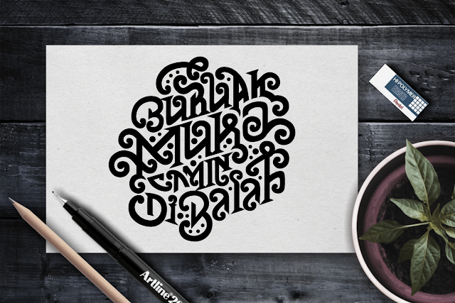 Tipografi Seni Dekoratif - ashfa22 BLOG