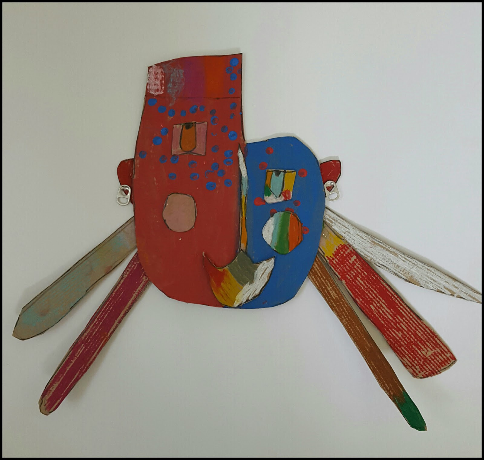 MaryMaking: Abstract Cardboard Masks