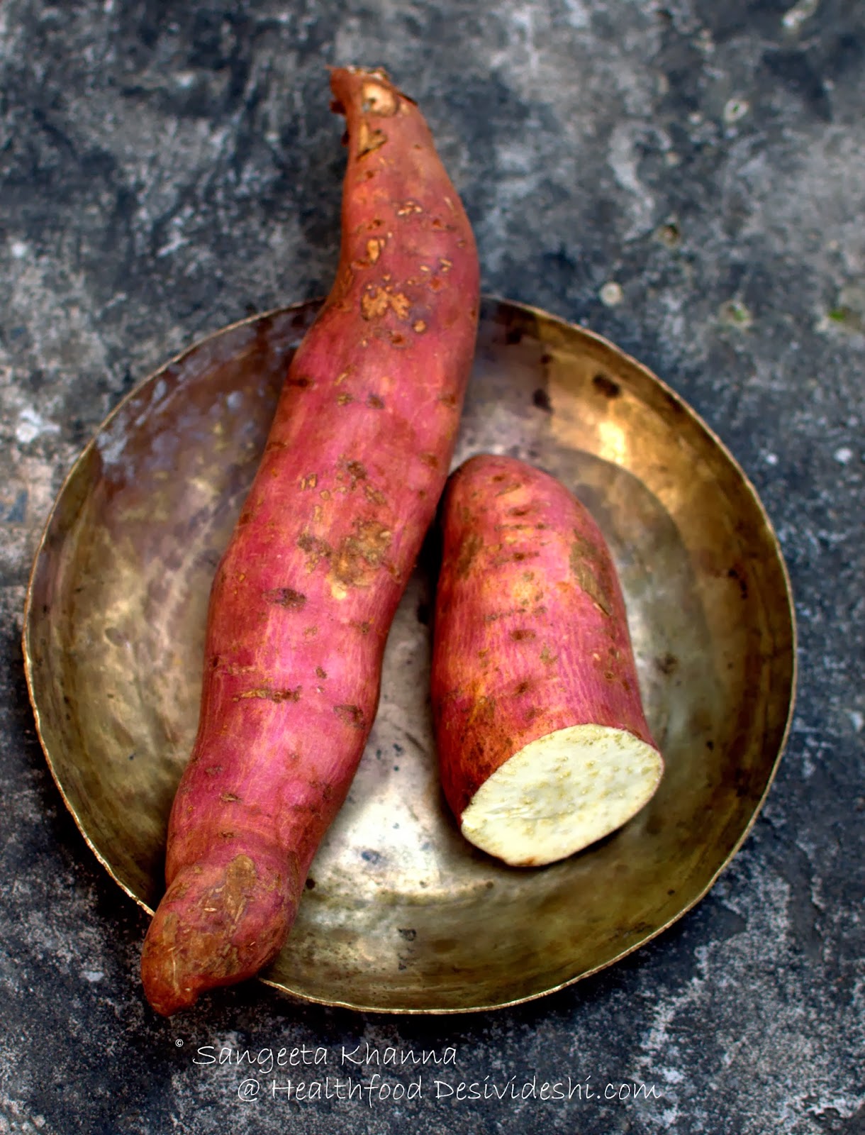 shakarkand ki rabdi | a rich pudding with sweet potatoes