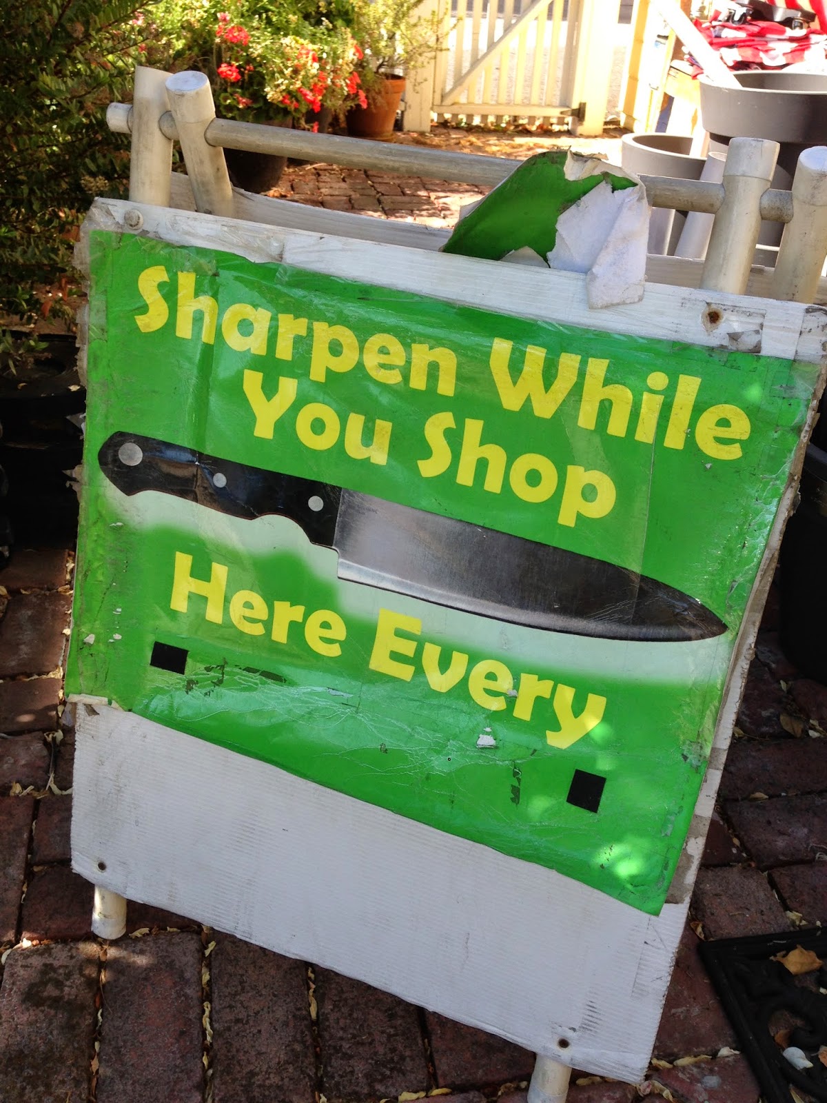 Mobile Knife Sharpening / Knife Sales: July 2014