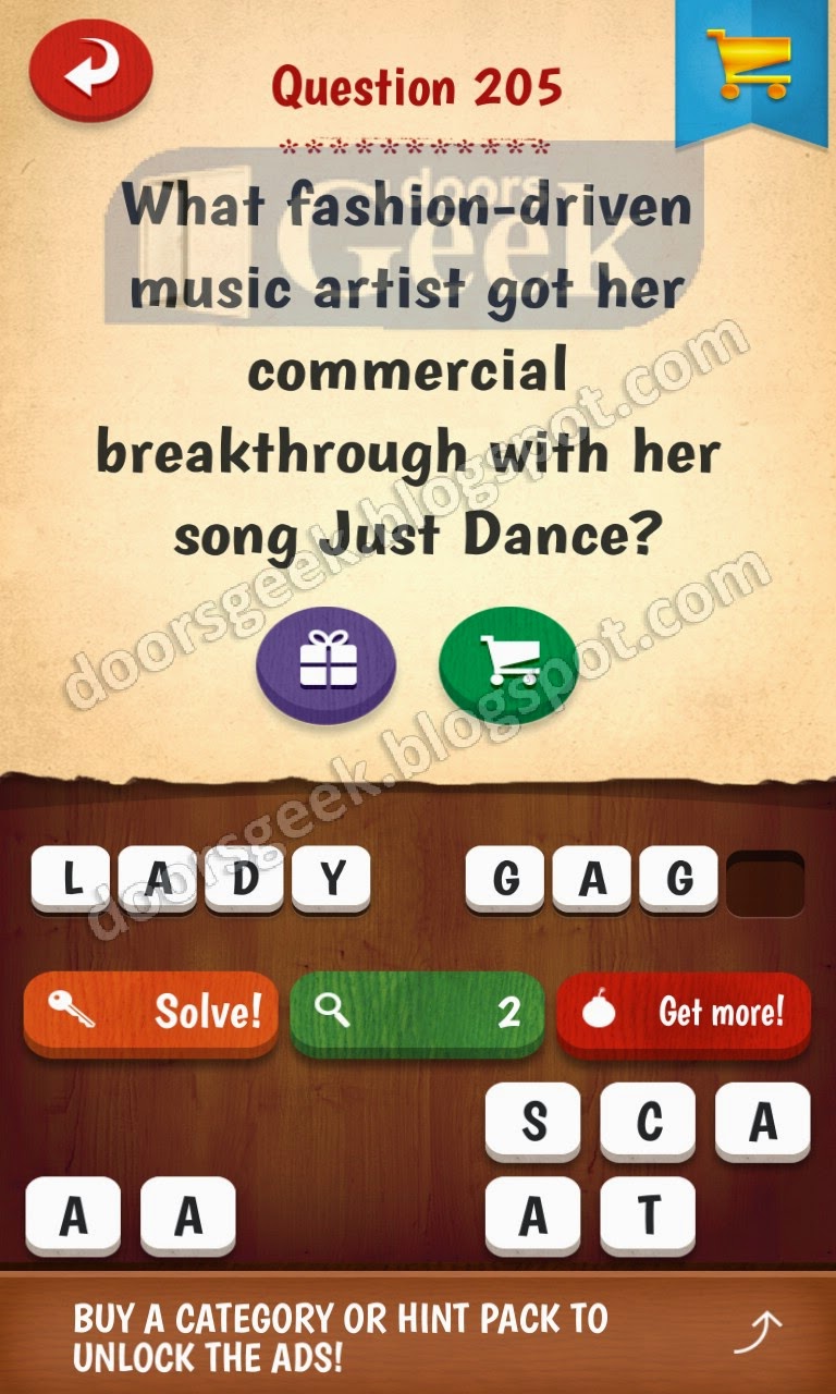 The American Quiz - Level 205 ~ Doors Geek