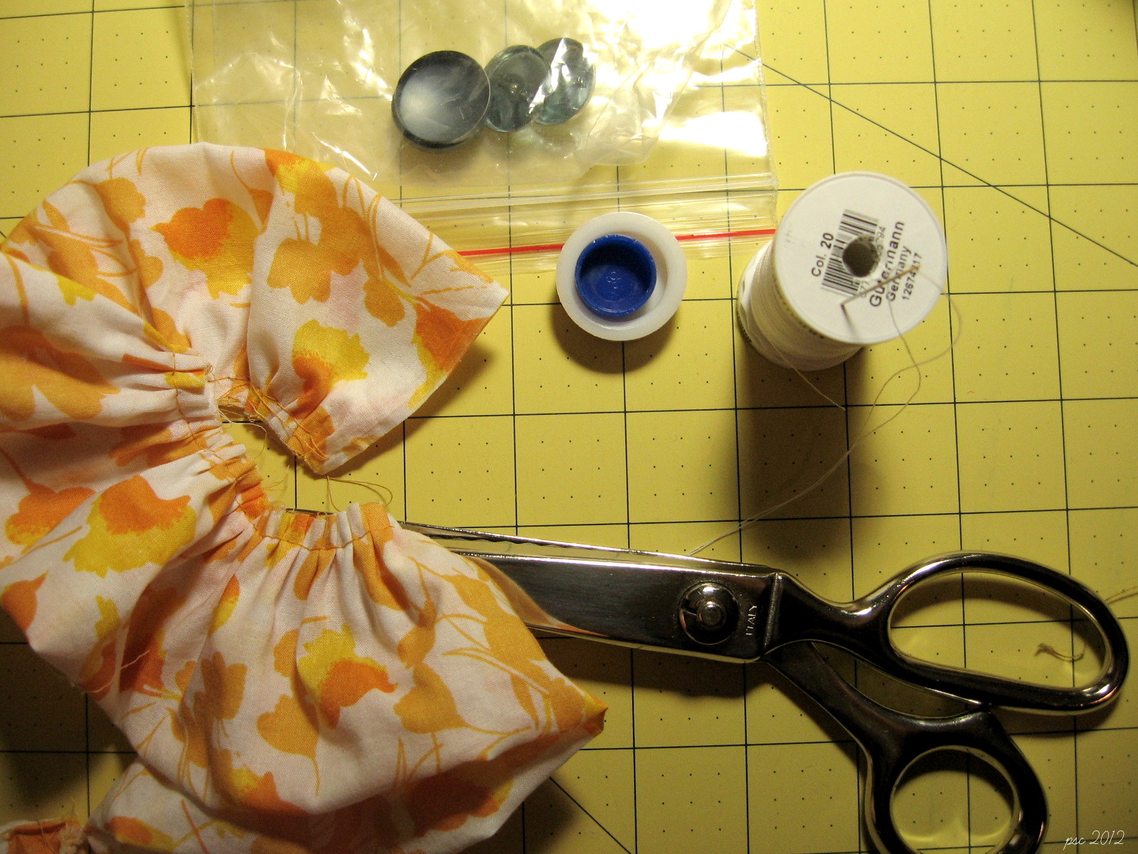 Pickup Some Creativity: Wrapped Fabric Flower Tutorial