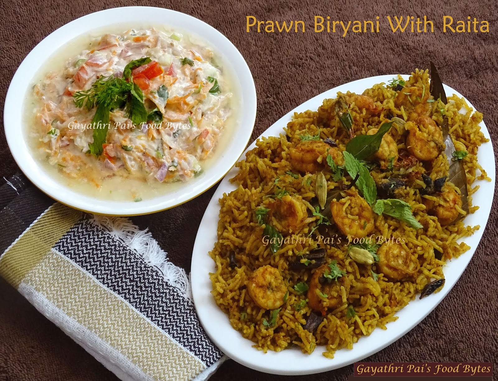 Gayathri Pai's Food Bytes: Spicy Prawn Biryani With Raita.