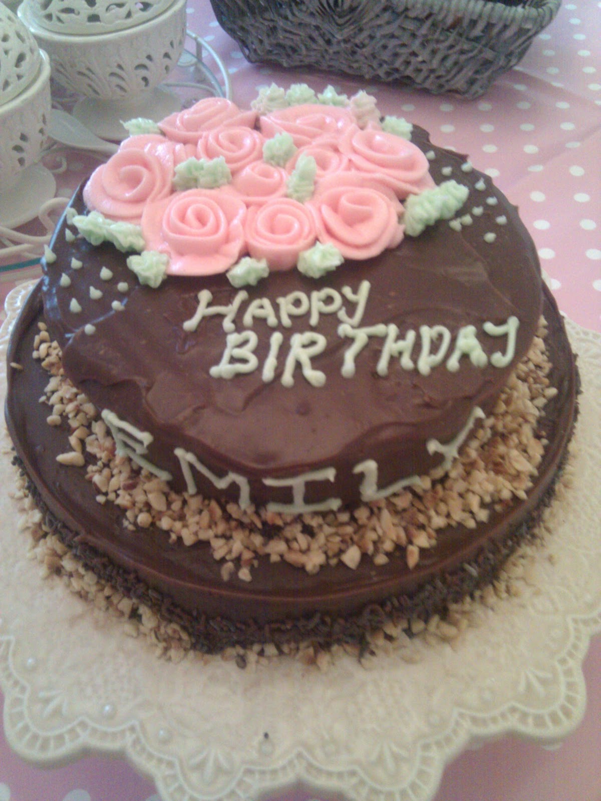 Huzai's Cake Shop: EMILY BIRTHDAY CAKE.