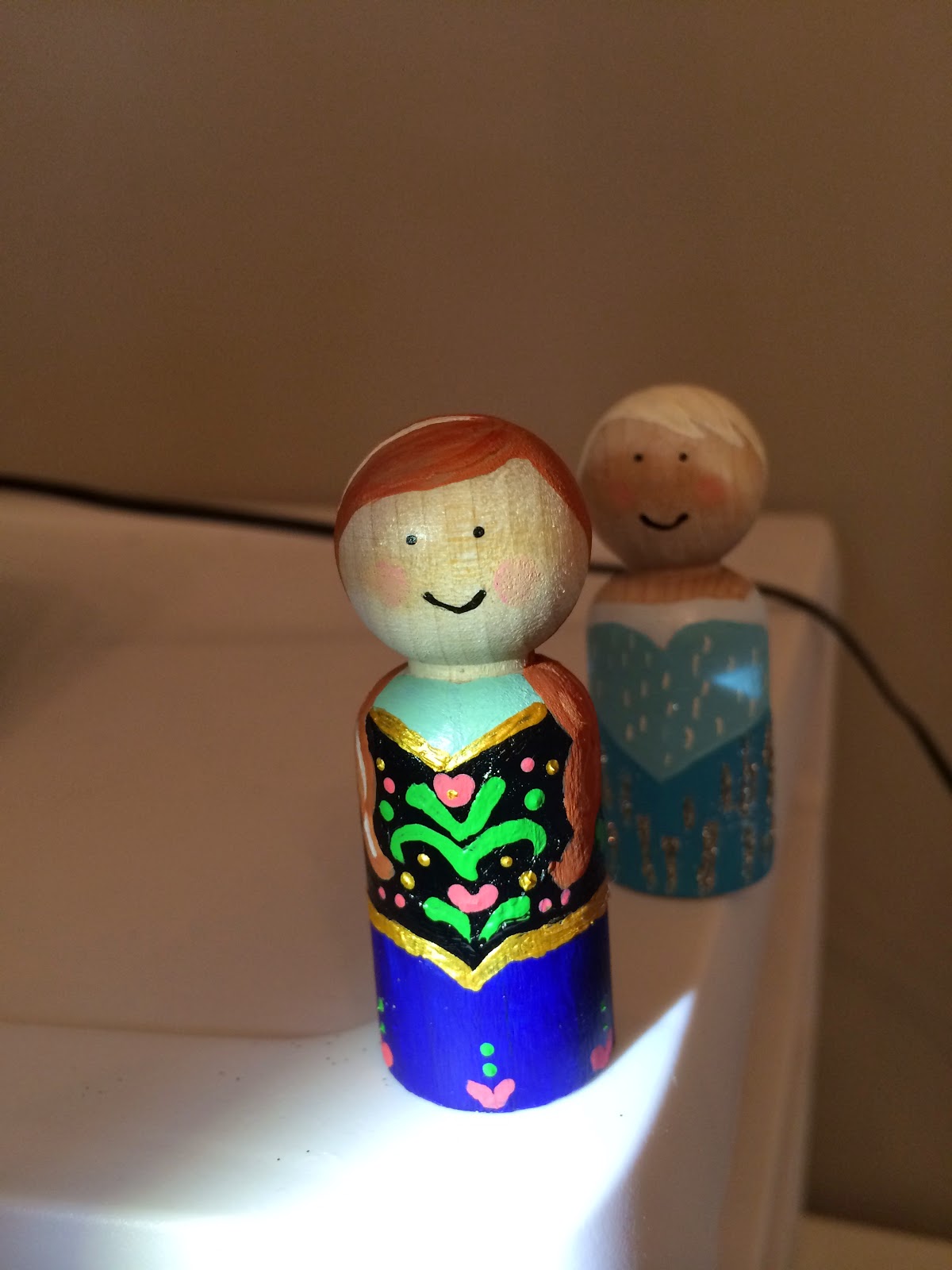 Cut Now, Measure Later : Just for fun: Princess Peg Dolls