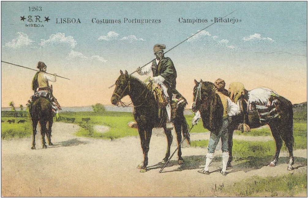 A minha Santarém: Costumes Portuguezes - Campino Ribatejo