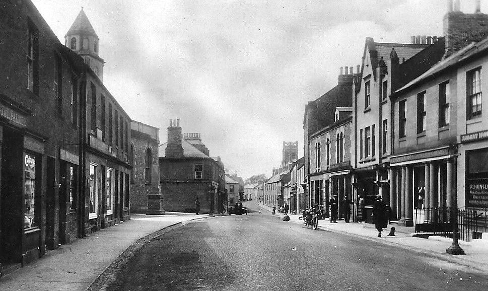 Tour Scotland: Old Photographs High Street Coldstream Scotland