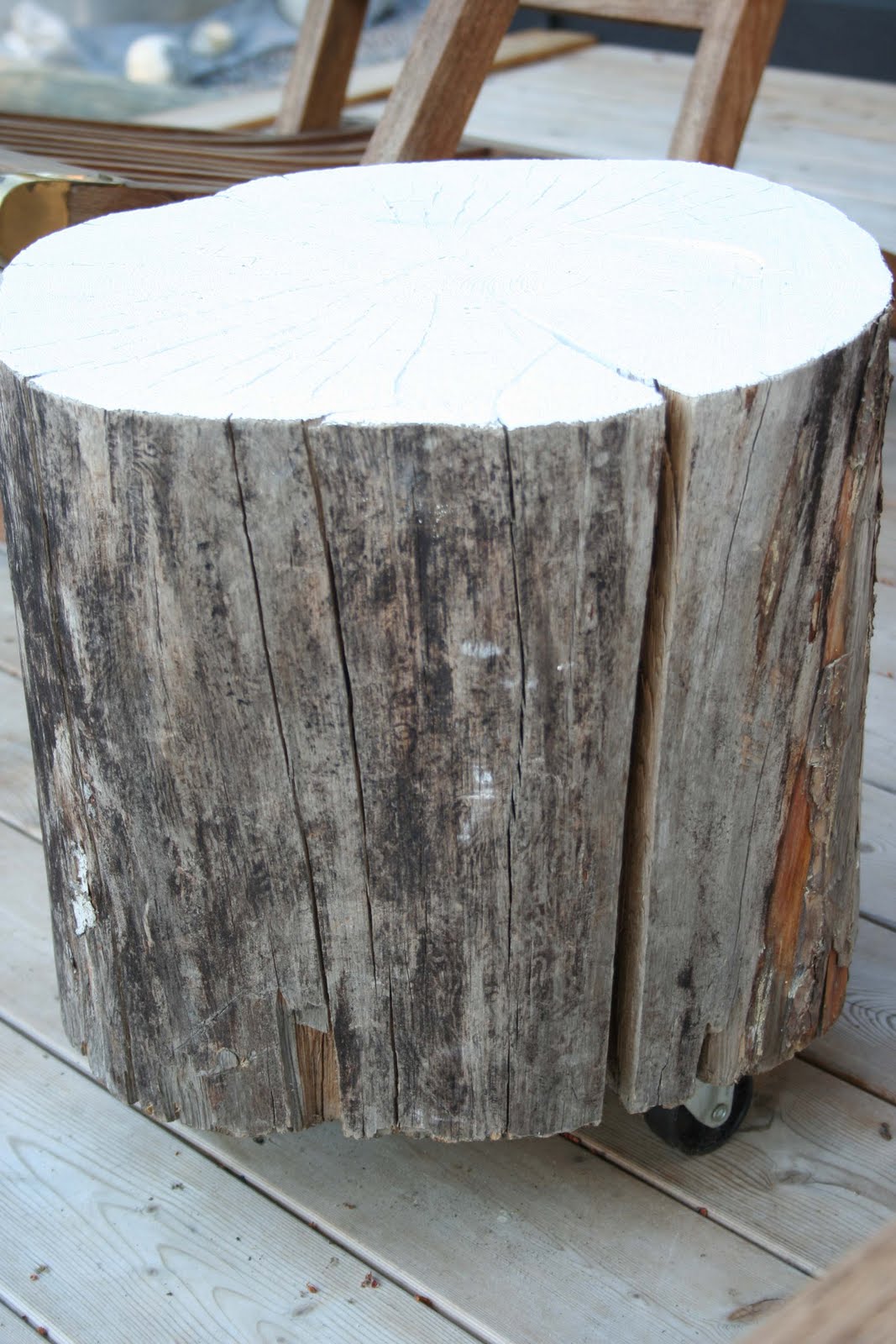 ..living by cathis..: - man tager en stubbe..