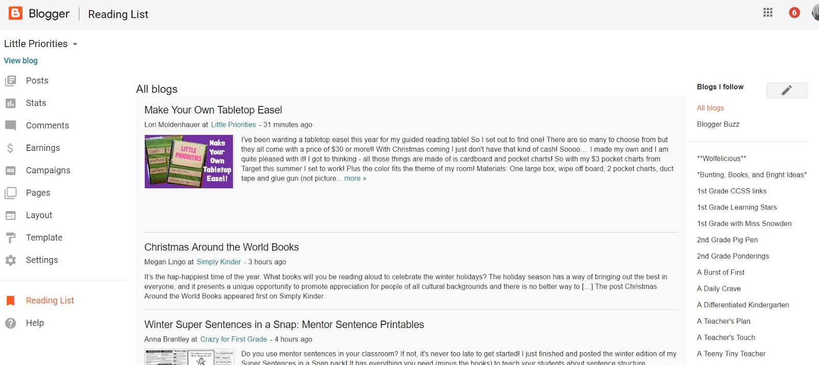 How to Read your Favorite Blogs | Little Priorities