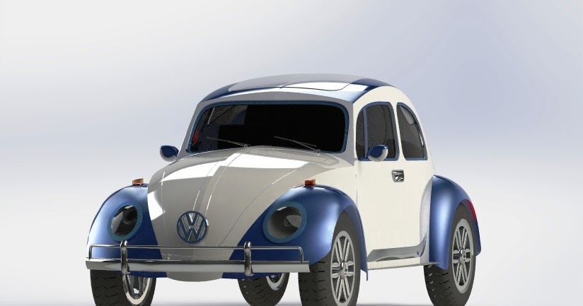 Donggi Rock Design: VolksWagen beetle 1965 solidworks