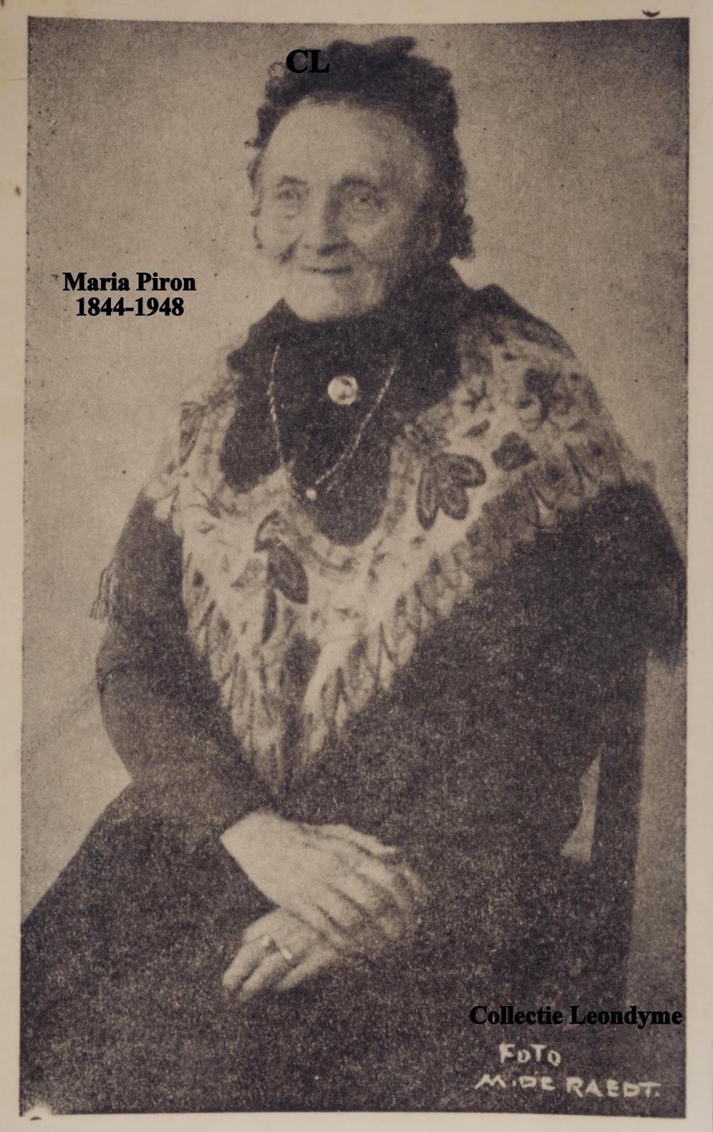 Historische weetjes: Maria Piron 1844-1948, de 104-jarige van Erembodegem
