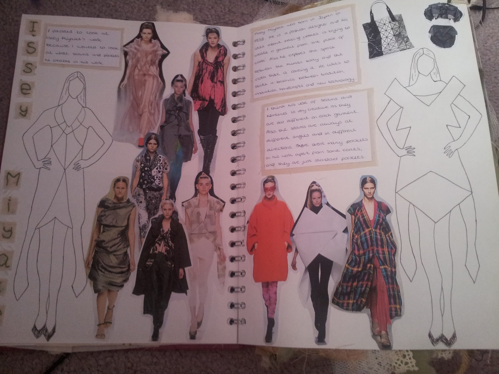 Create, Textile and Stitch: Older Fashion Sketchbook