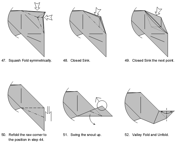 origami pig instructions ~ easy origami instructions for kids crafts