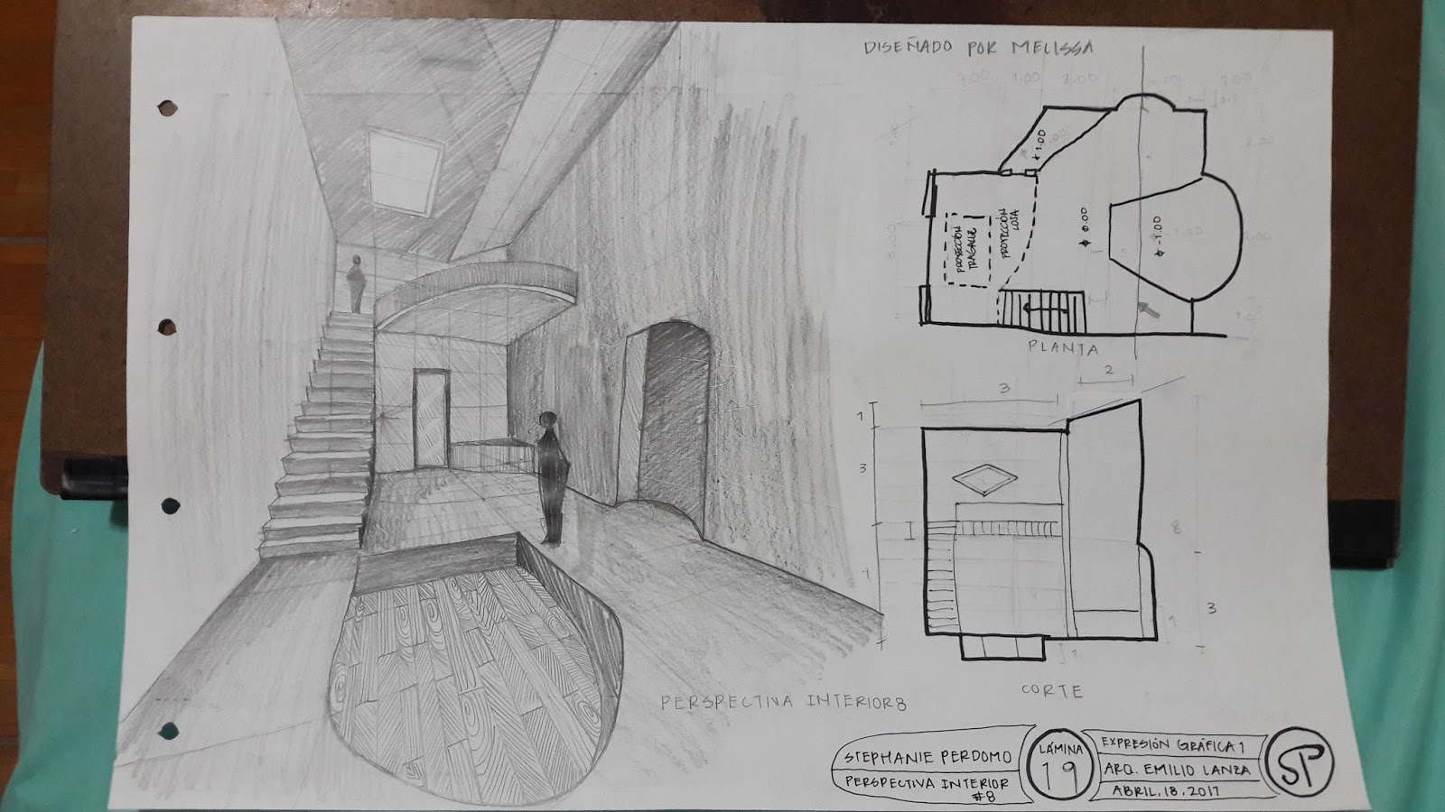 Expresión Gráfica Para Arquitectura: Creación de Perspectivas Interiores