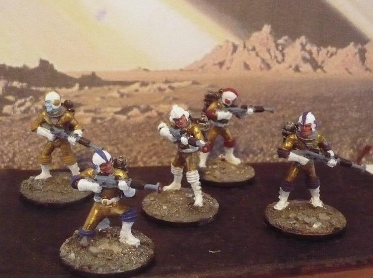 Analogue Hobbies: From EdwinK: 28mm Retro Raygun Rocketeers (25 points)