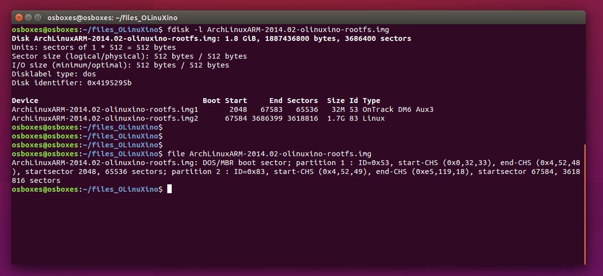 Mounting ARM Linux (OLinuXino/Raspberry Pi) SD card .img files on ...