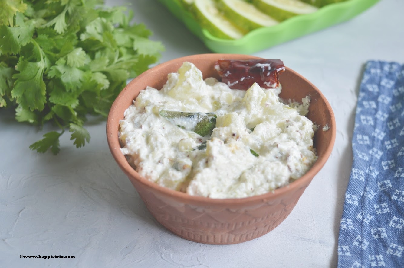 Cucumber Pachadi Recipe | Onam Sadhya Recipes ~ Cook with Sharmila