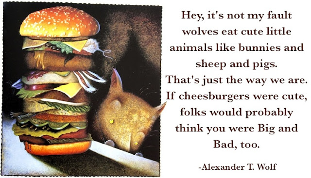 Book Adventures: Thursday's Quotables: The True Story of the 3 Little Pigs