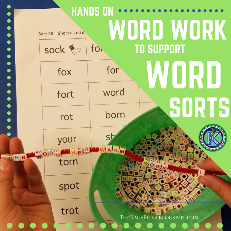 The K Files: Hands-on Words Sorts