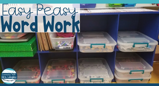 Easy Peasy Word Work | Learning with Mrs. Langley