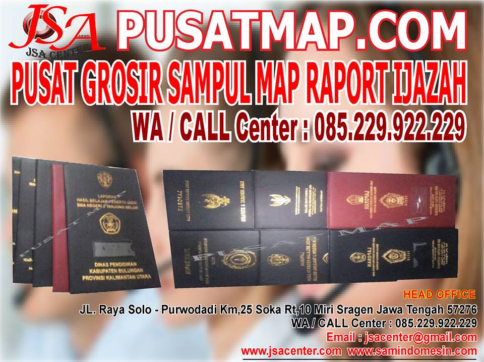 Mesin sampul map raport dan Pusat map raport ijazah pekanbaru ~ Mesin ...