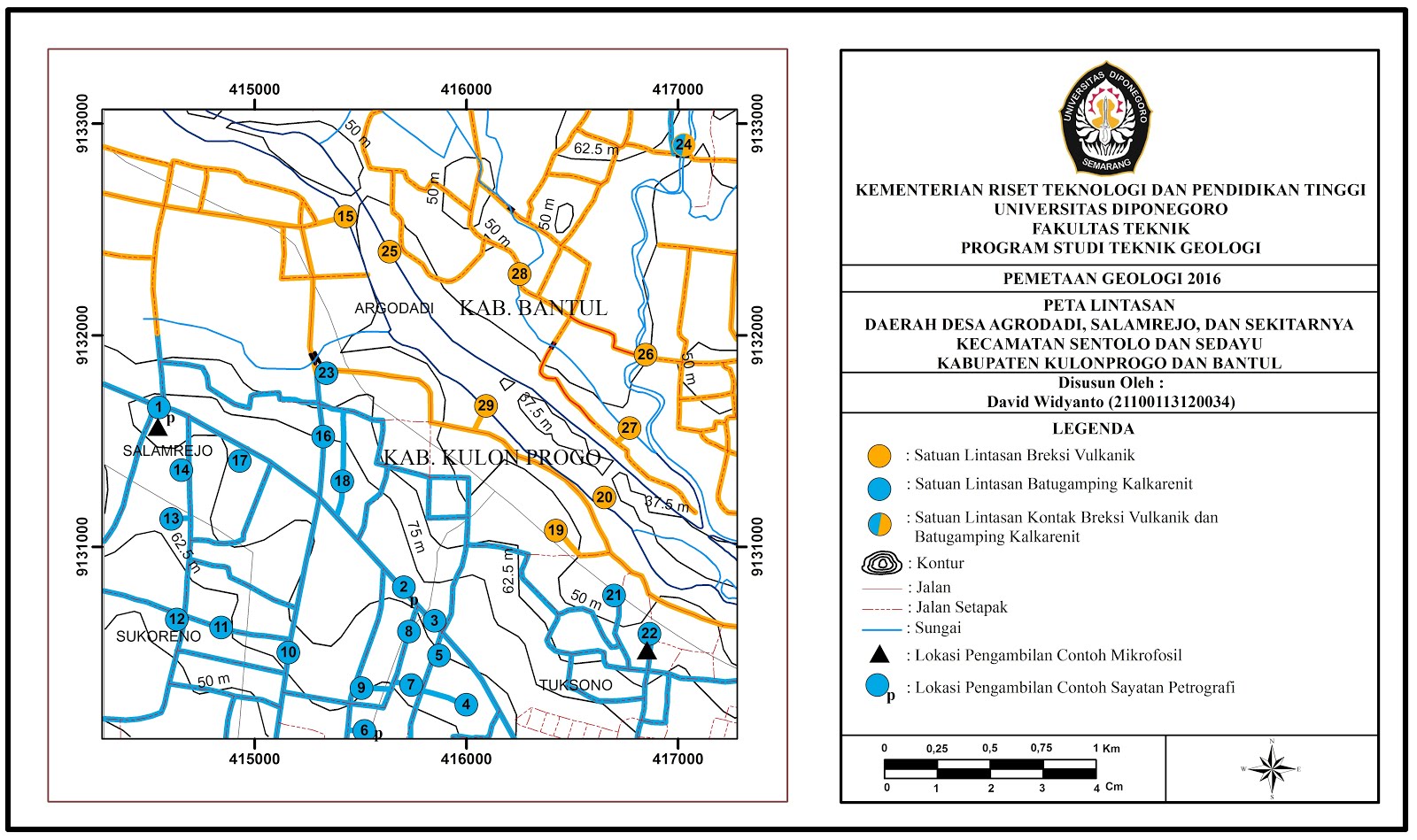 Contoh Peta Geologi ~ GeoDipo