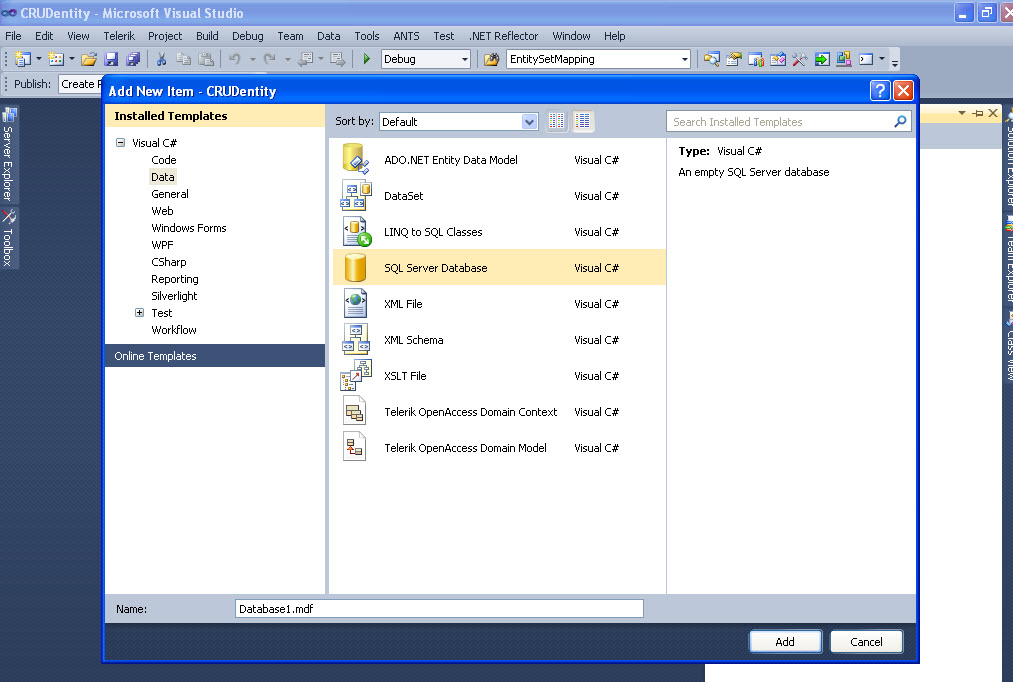 Dotnetprogramming Entity Framework Crud Operations Using