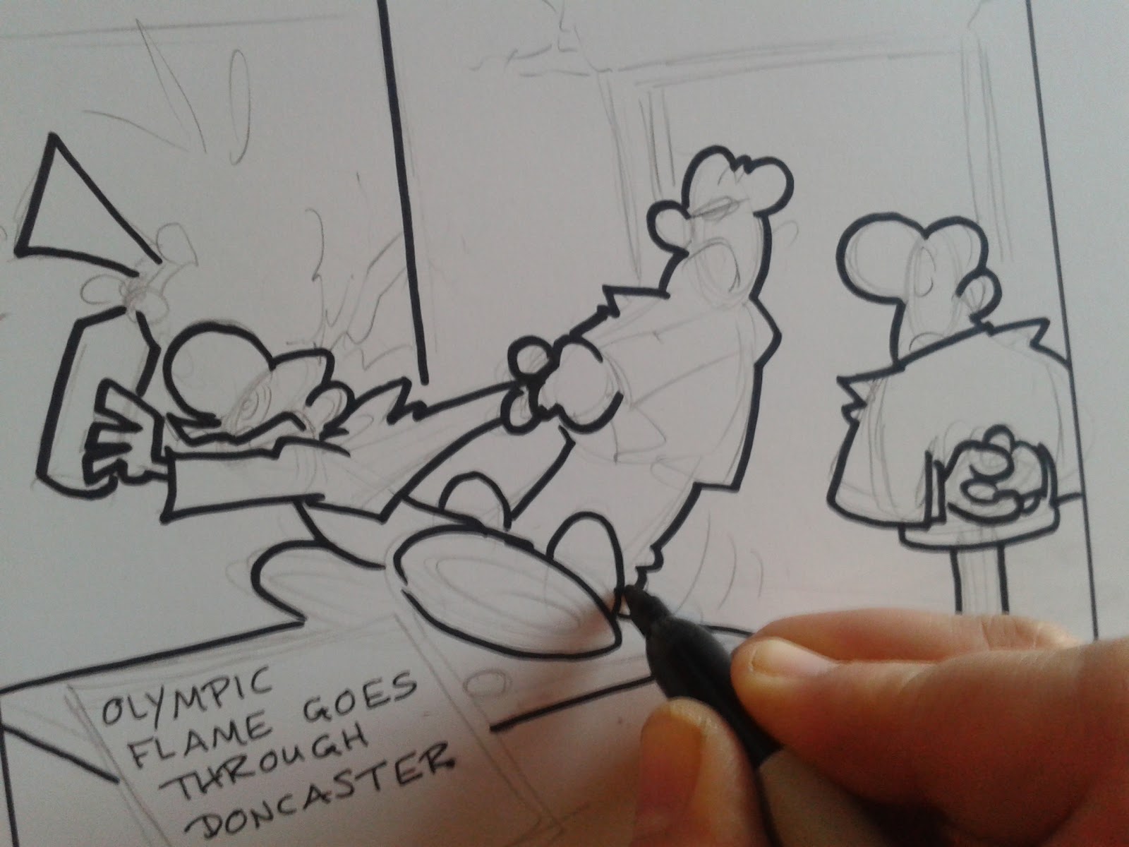 Cartoonist Diary: How to Draw an Editorial Cartoon---Part 1