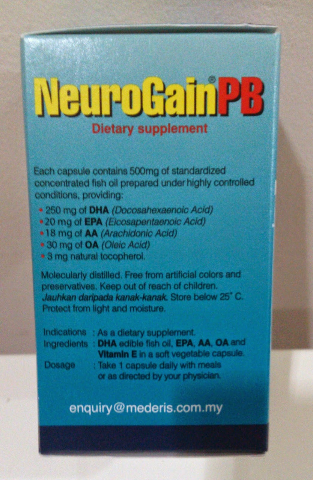 JL Journal: DHA for pregnancy - Neurogain PB vs GNC