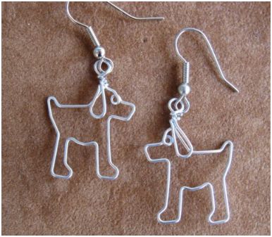 Whimsical Animal Wire Work Jewelry by Chatnoir77 / The Beading Gem