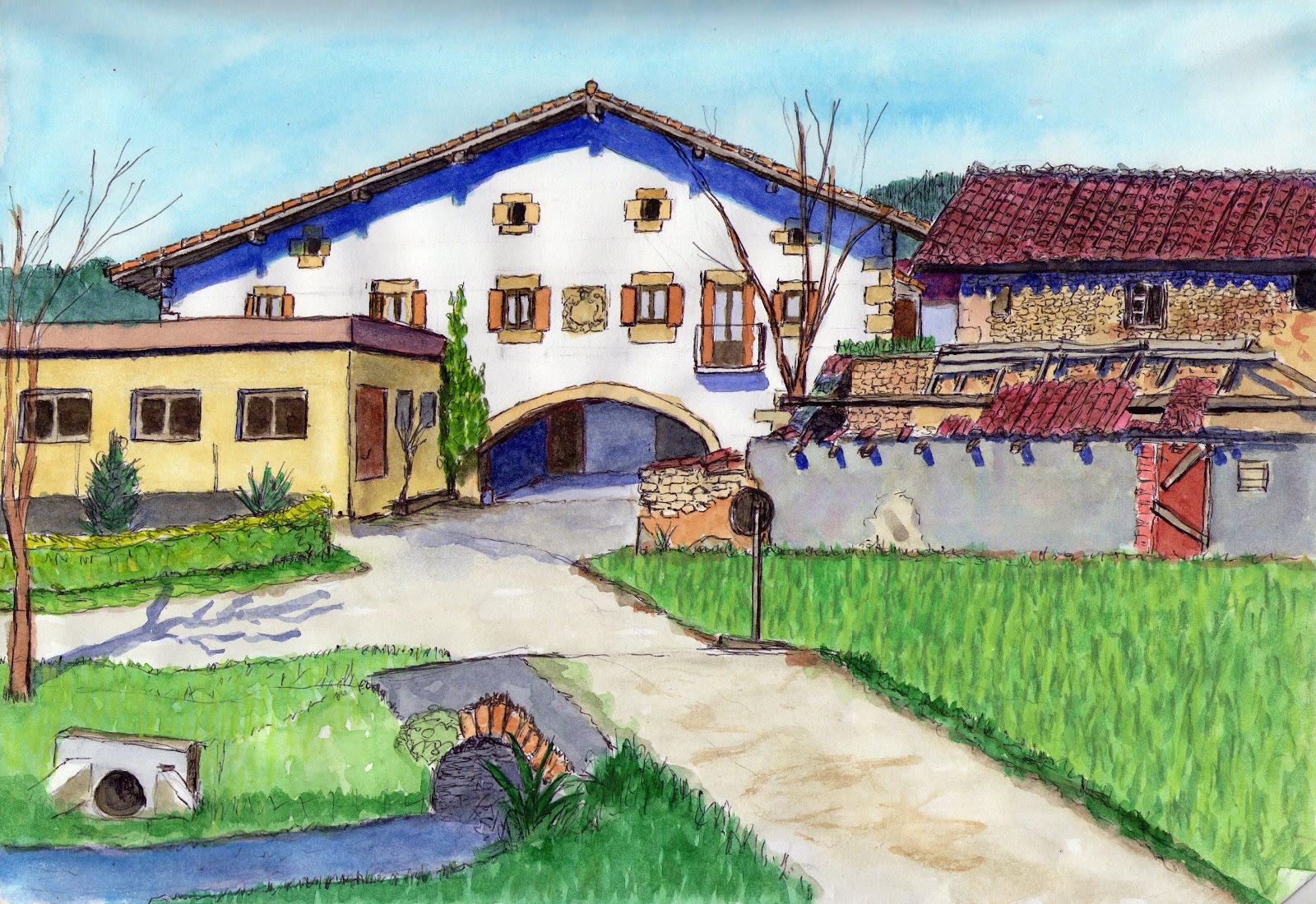 ART PASION Jesús Montejo: Rural Sketch en Zaldibar. 2ª parte