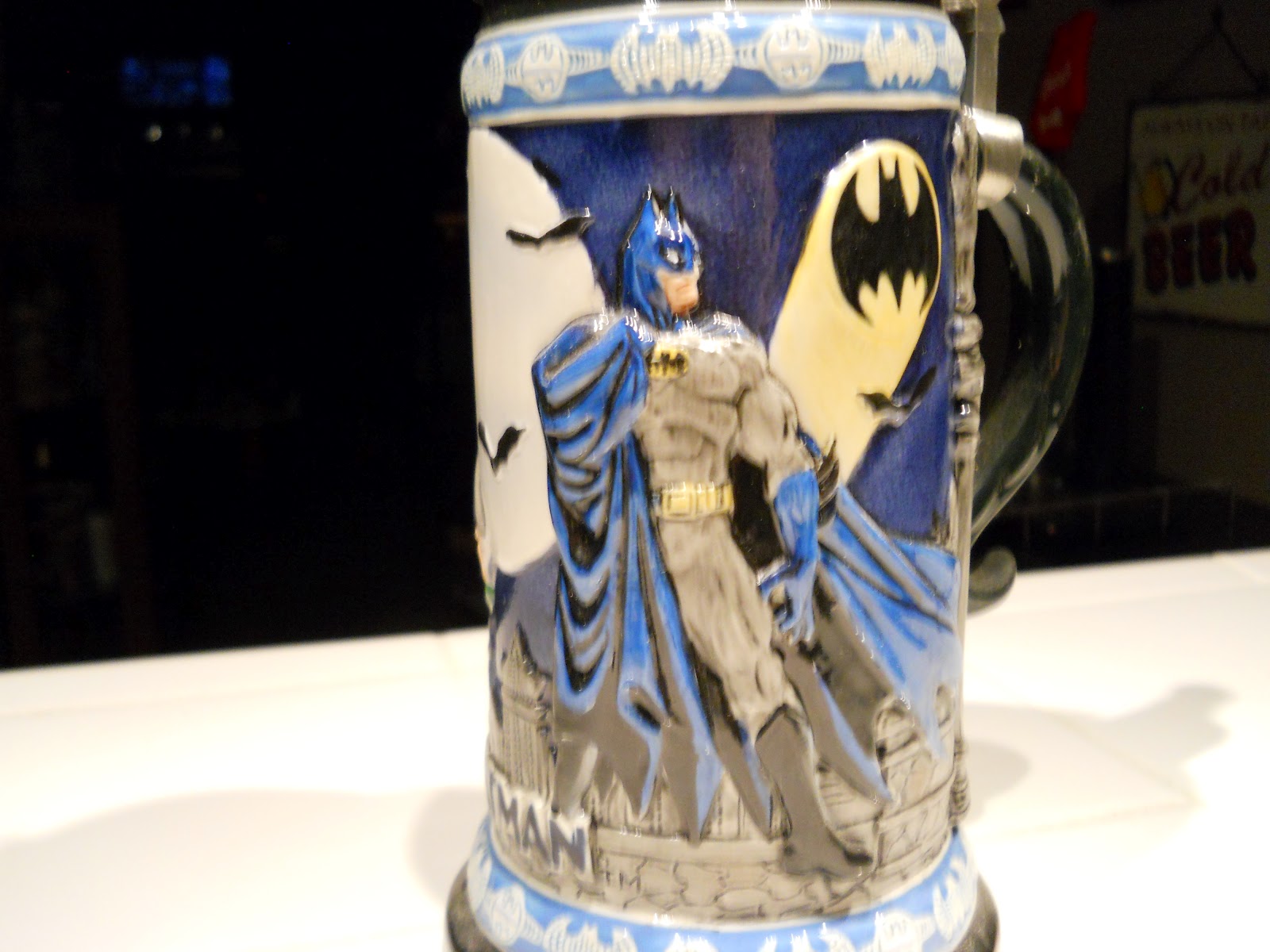 Memories of Toymorrow: Official Lidded BATMAN BEER STEIN