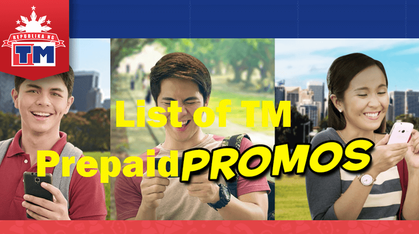 List of TM Promos for 2023: Call, Text and Internet Data