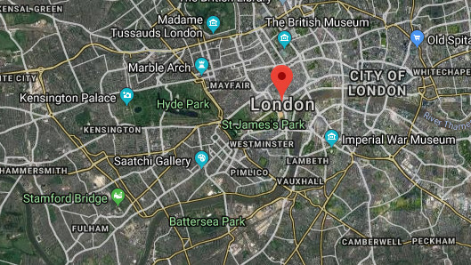 Peta IBUKOTA INGGRIS Terbaru Lengkap (Google Maps)