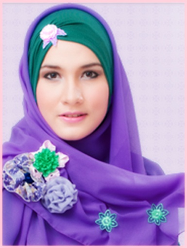 Contoh kreasi model jilbab cantik