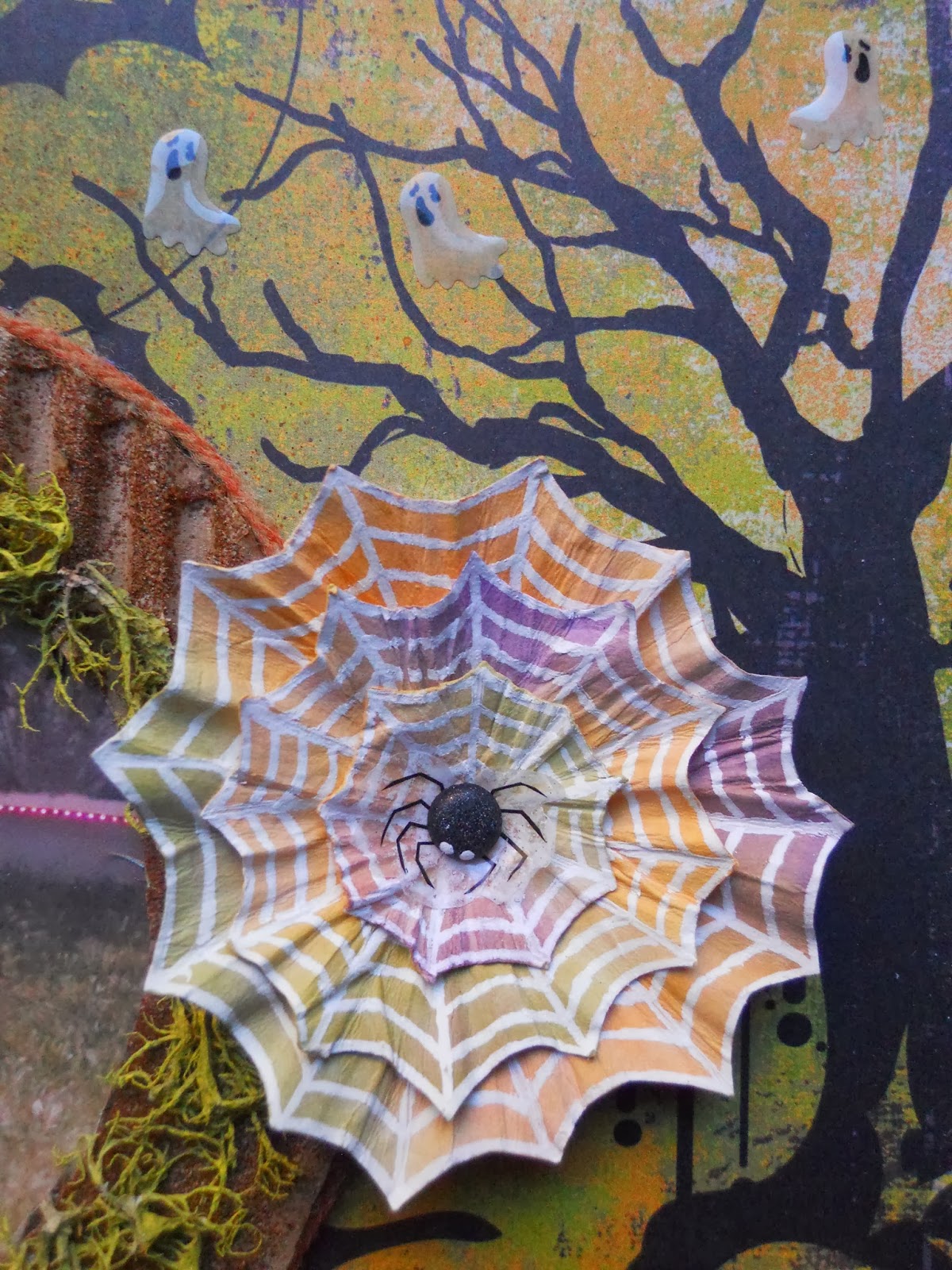 Drea's Scraps of Inspiration: Spider Web Tutorial