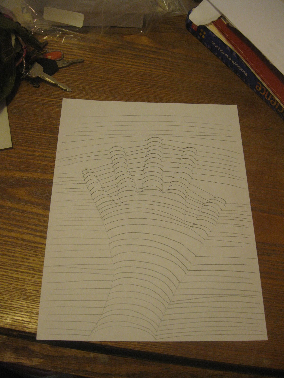 Caytw: Homeschool Mom: How To: illusion hand print