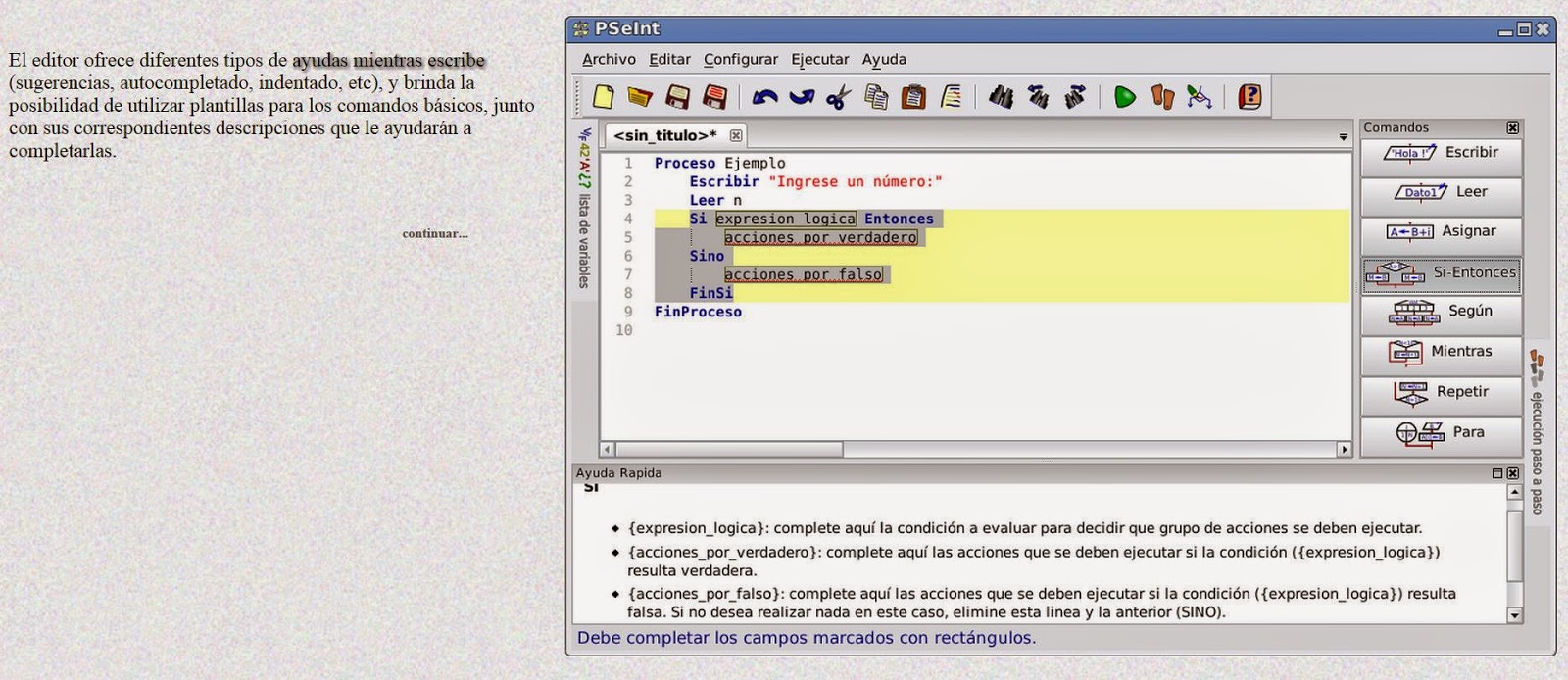 Aprendiendo C#, Python, C++, A.I, BASIC...: PSe Int