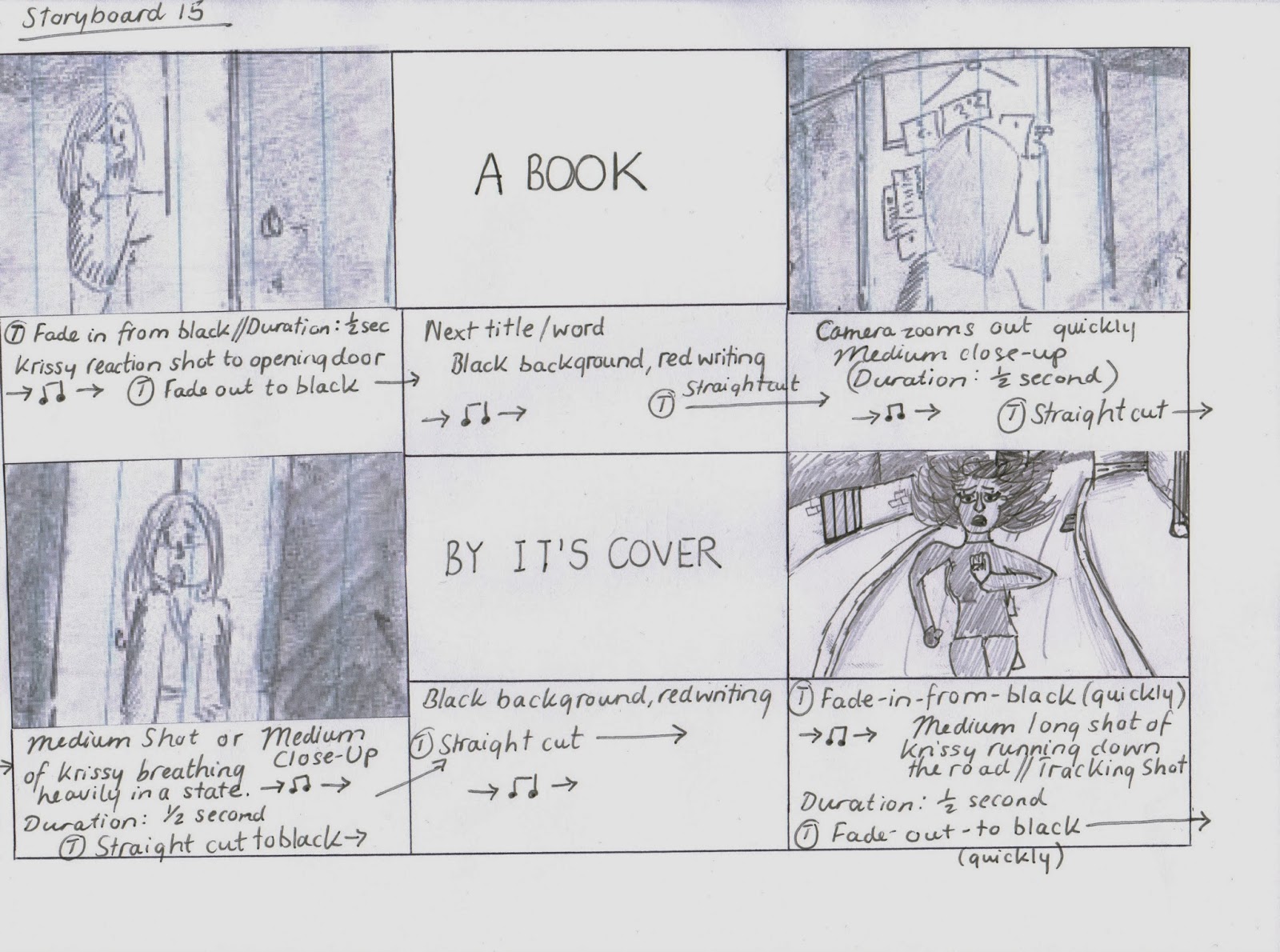 A2 Media Studies: DON'T PEEK: Horror Film Storyboard