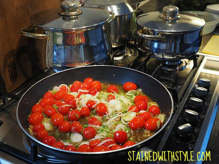 Easy Summer Veggie Pasta...Just Like Daniel Tiger | Stained with Style