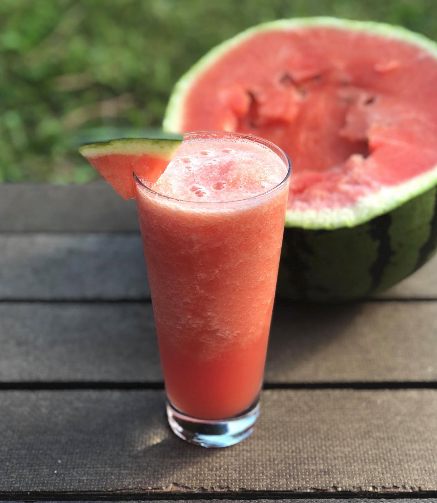 Watermelon and Coconut Water Slushies
